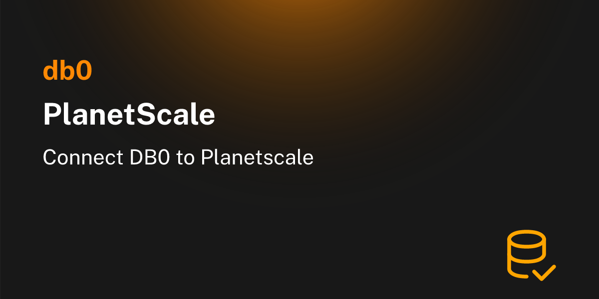 PlanetScale - db0