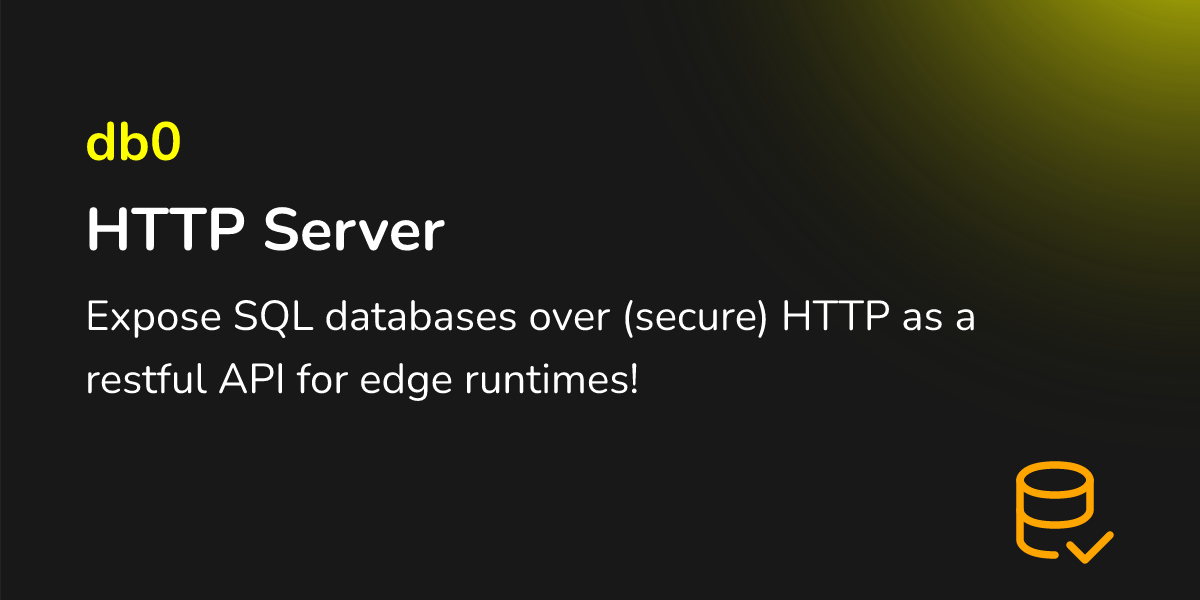 HTTP Server - db0 HTTP Server - db0