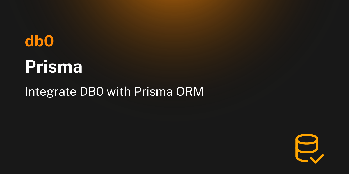 Prisma - db0